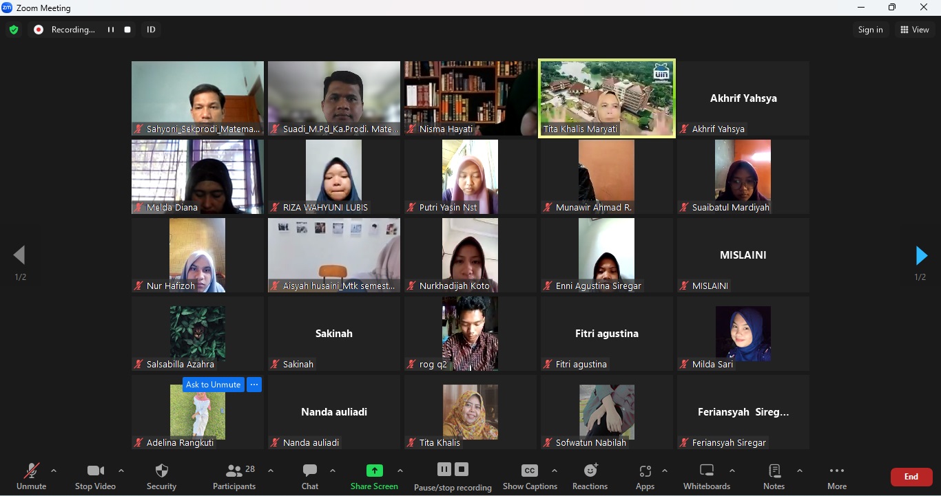 Prodi Tadris Matematika STAIN Madina Sukses Mengadakan Visiting ...